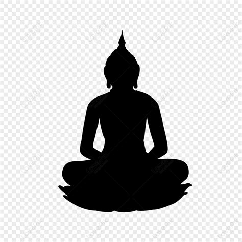 부처님 일러스트 실루엣 동상 에너지 프로필 Png 일러스트 무료 다운로드 Lovepik