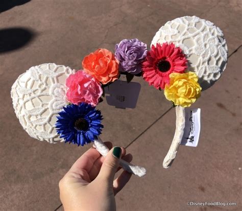 Minnie Flower Crown Ears The Disney Food Blog