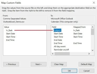 How To Import Excel Data Into Outlook Calendar Nasni Consultants