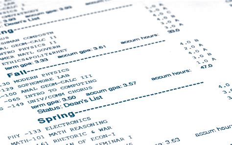 What Information Goes On My High Schoolers Transcript
