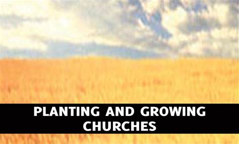 Planting And Growing Churches — Church Of God In Canada