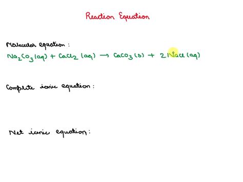 Solved 5 Write The Balanced Molecular Equation Total Ionic Equation