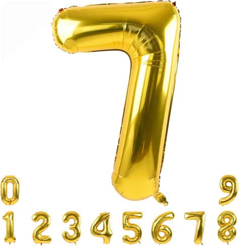 40 Inch Gold Large Numbers Balloon 0 9zero Nine Birthday Party