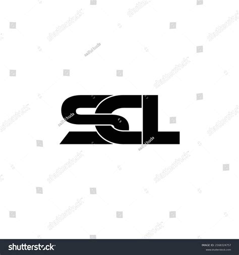 Scl Letter Monogram Logo Design Vector Stock Vector Royalty Free
