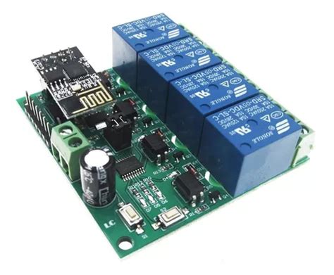 modulo relê wifi 4 canais esp8266 esp01 esp8266 esp 01 frete grátis