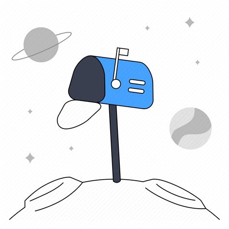 Empty Inbox Mailbox Space Planet Empty State Message Chat Icon Download On Iconfinder