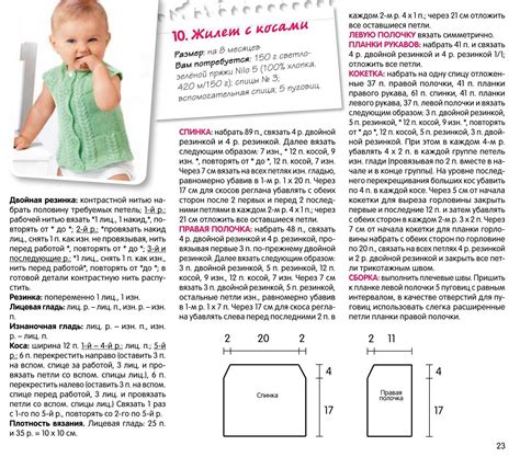 Вязание для маленьких детей спицами со схемами