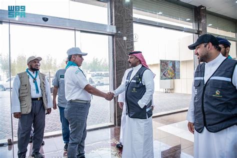 حج نائب رئيس جمعية الكشافة العربية السعودية يدشن أعمال إرشاد التائهين
