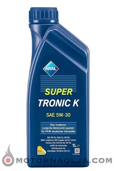 Motorno olje Aral Super Tronic K 5W-30