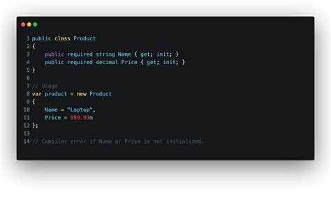 Csharp Dotnet Csharp11 Requiredmembers Softwaredevelopment