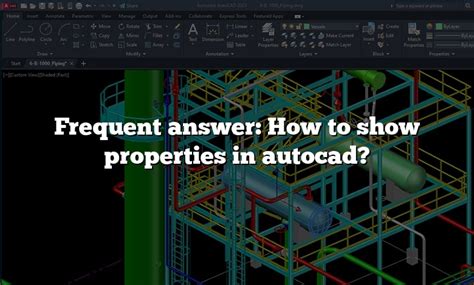 Frequent Answer How To Show Properties In Autocad