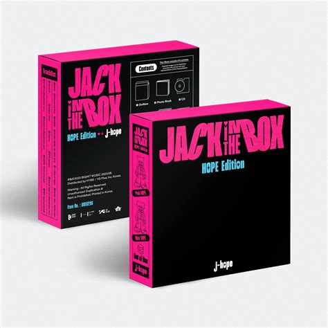 Jack In The Box Hope Edition Cd Official Bts Music Store