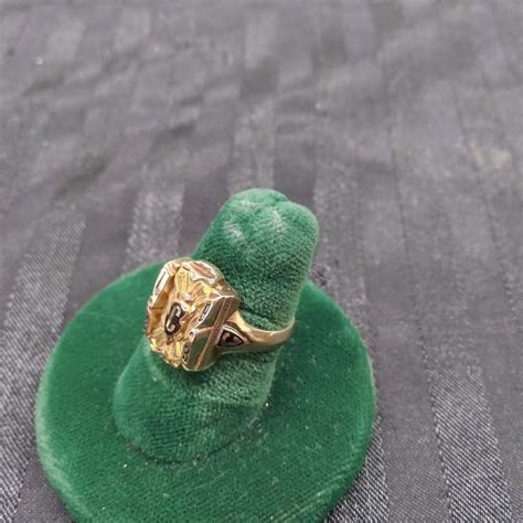 Vintage 1963 Ladies Class Ring Marked Balfour 10k Gem