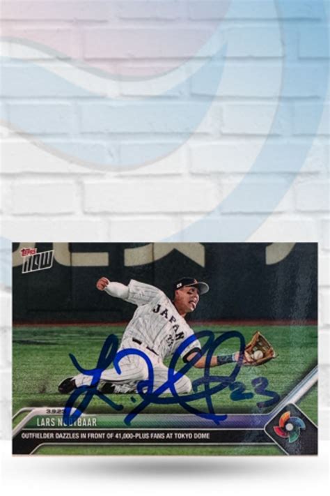 Lars Nootbaar Autographed 2023 Topps Now WBC Team Japan Card JSA COA