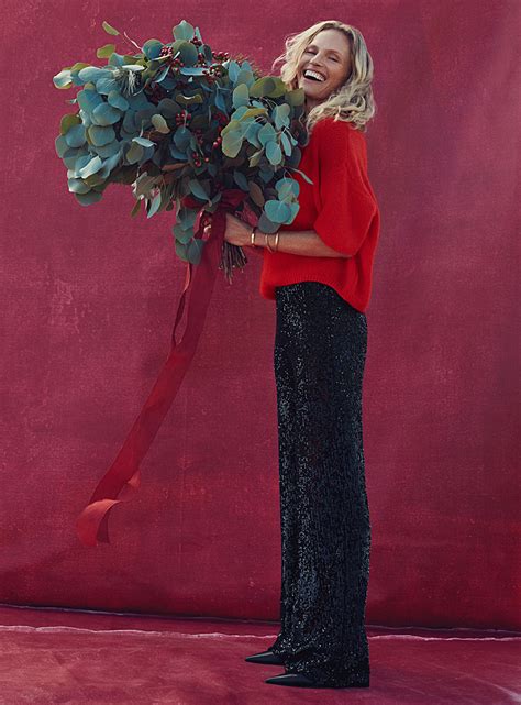 Dark Sequin Wide Leg Pant Contemporaine Shop Womenu2019s Wide Leg
