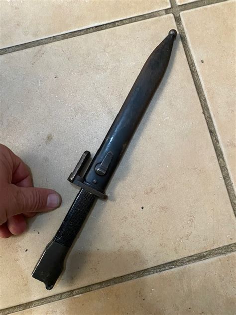 Bayonet Sap Knife With Markings South African Police Johannesburg
