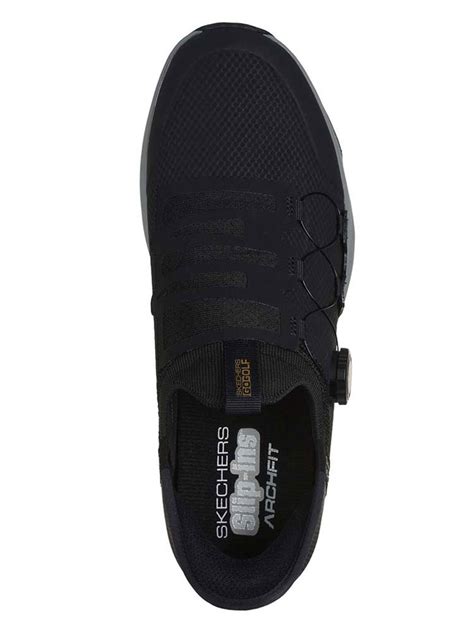 Skechers Go Golf Elite Vortex Slip In Golf Shoes Blackgrey