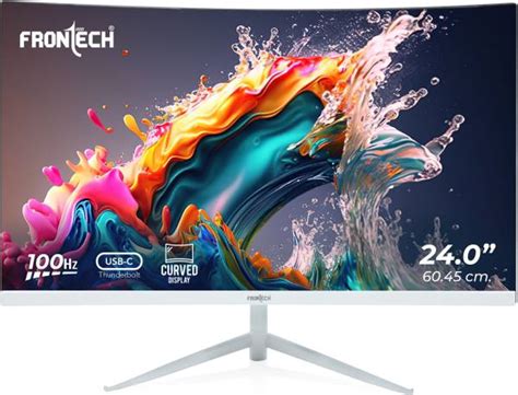 Frontech Pro Series Triple Inbuilt Ports Hdmi Vga And Type C 24 Inch
