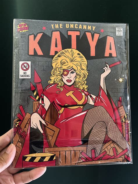 Katya Zamolodchikova Fireworks Comic Book Art Collectible Etsy