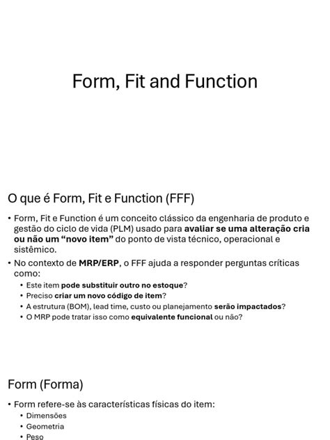 Form Fit And Function Pdf