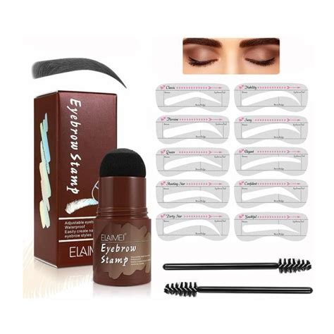 Eyebrow Stamp Kit Tampon À Sourcils Kit De Maquillage Et De Mise En