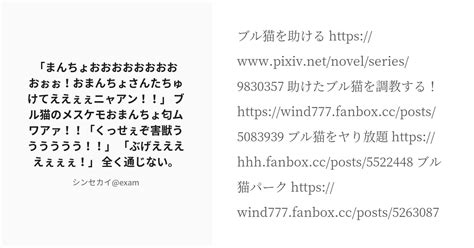 R 18 13 「まんちょおおおおおおおおおぉぉ！おまんちょさんたちゅけてええぇぇニャアン！！」 ブル猫のメスケ Pixiv