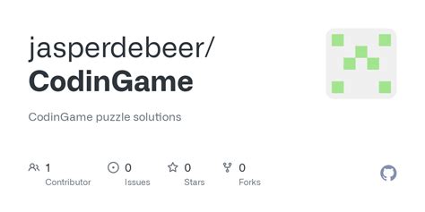 GitHub Jasperdebeer CodinGame CodinGame Puzzle Solutions