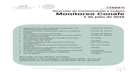 Dirección De Comunicación Y Cultura Monitoreo Conafe€¦ · Inicial No