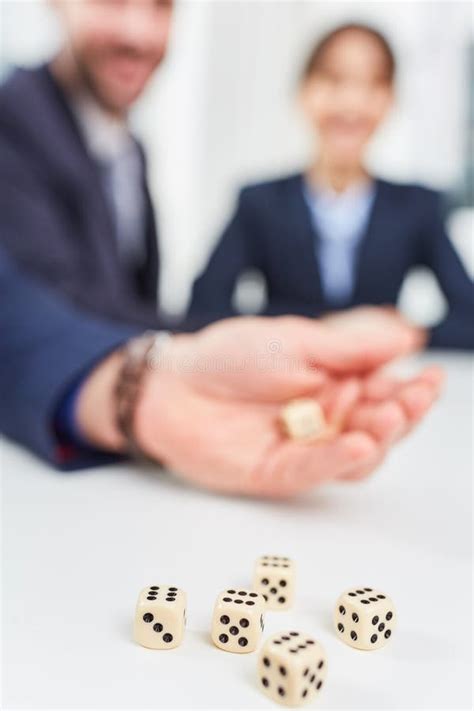 Cubes On Table At Team Building Workshop Stock Photo Image Of Business Concept
