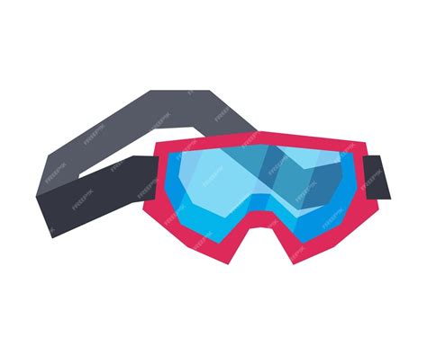 Premium Vector Classic Snowboard Or Ski Goggles Winter Sport