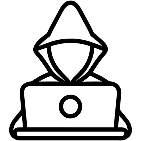 Premium Vector Hacker Icon Outline