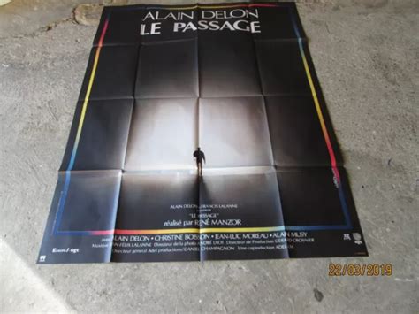 Le Passage Alain Delon Affiche Cinéma Originale F120160 Pliée Année
