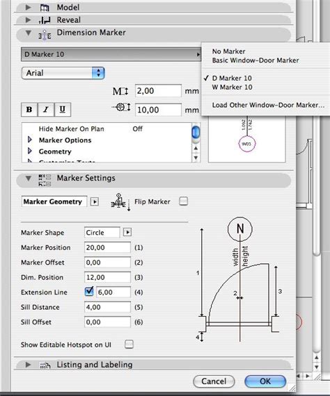 Window Door Dimension Marker Graphisoft Community