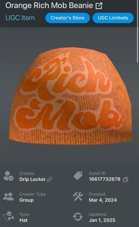 Roblox Hat Code In 2025 Orange Gloves Orange Hats Roblox