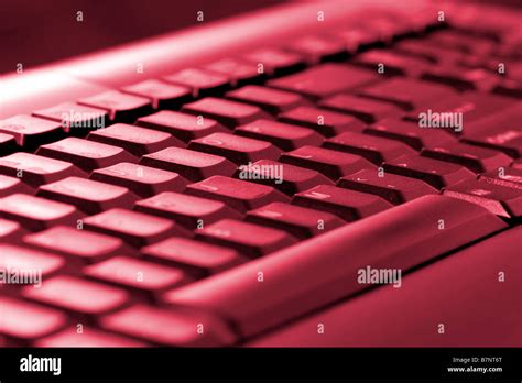 Close Up Picture Of A Computer Keyboard Stock Photo Alamy