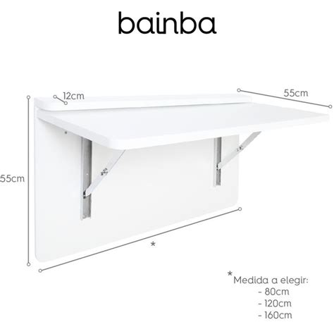 Escritorio blanco plegable pared Envío Gratis Escritorio plegable