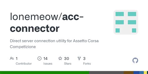 github lonemeow acc connector direct server connection utility for