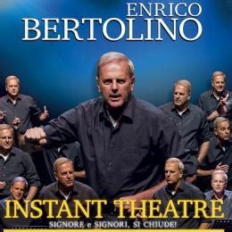 Teatro Celebrazioni ENRICO BERTOLINO INSTANT THEATRE