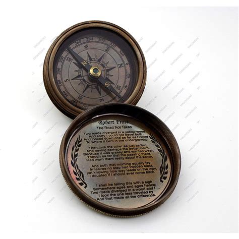 Engraved Brass Compass T To My Sonnautical T For Son From Dadt To Son From Momt
