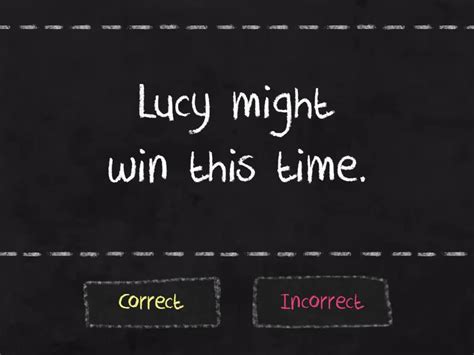 Pre Inter GC Correc Incorrect Will May Might True Or False