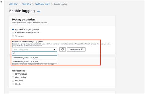 Analyzing AWS WAF Logs Using Amazon CloudWatch Logs For WafCharm Rules WafCharm