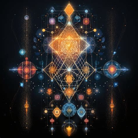 Premium Ai Image Illustration Of Abstract Psychedelic Trippy Sacred