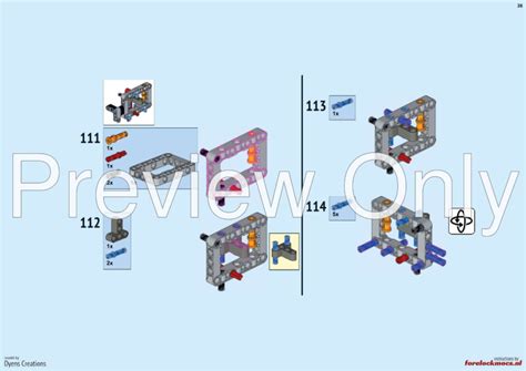 Lego Moc 42082 C Model Reach Stacker By Dyens Creations Rebrickable