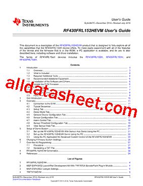 RF FRL H Datasheet PDF Texas Instruments