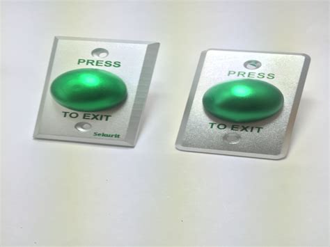 Green Aluminum Body Exit Button Sek 900 Mushroom Green Spdt 3 Pins Push