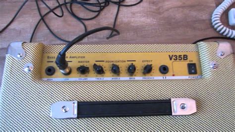 Belcat V35B 35 Watt bass Amp from Gear4Music - YouTube