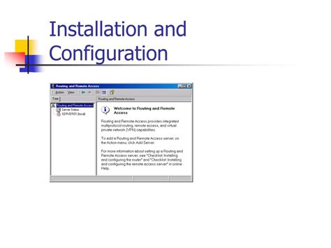 Ppt Overview Of Routing And Remote Access Service Rras Powerpoint Presentation Id