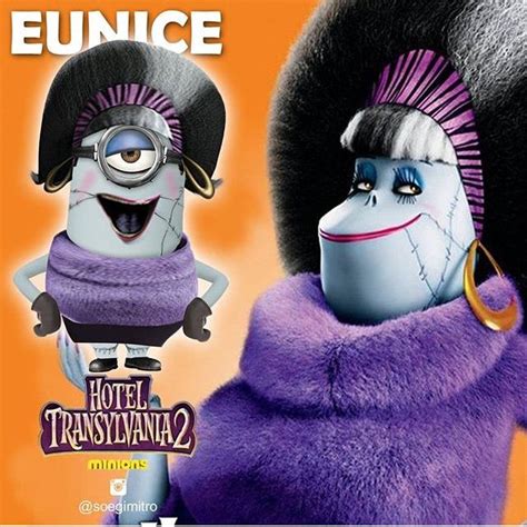 Hotel Transylvania 2 ~ Eunice Hotel Transylvania Minions Instagram Posts