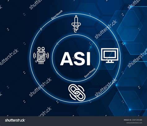 Asi Actuator Sensor Interface Acronym Interface Stock Illustration