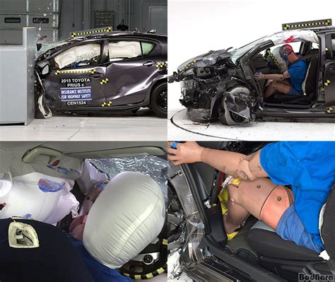 美 Iihs 토요타 프리우스 C 자동차 안전도 평가 공개 문제 해결 안 됐다 보드나라